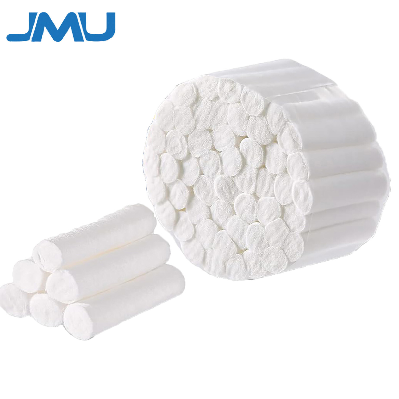JMU Dental Cotton Rolls Mouth Nosebleed Plug Non-Sterile 1-1/2" x 3/8 ...