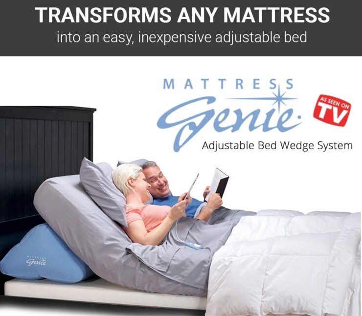 Contour Mattress Genie Inflatable Bed Wedge | Twin Size, Portable, | eBay