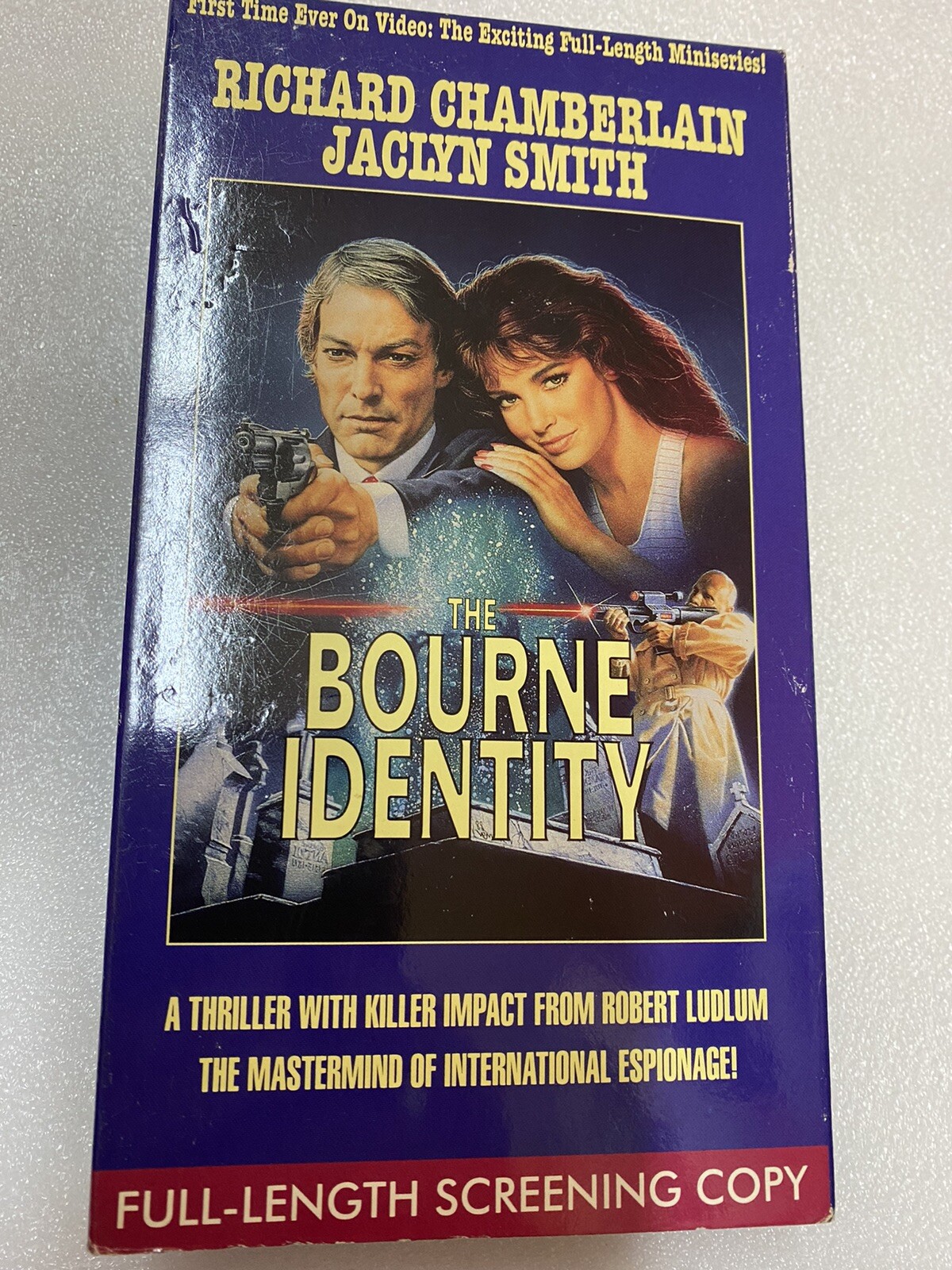The Bourne Identity VHS Tape Richard Chamberlain Jaclyn Smith Promo ...