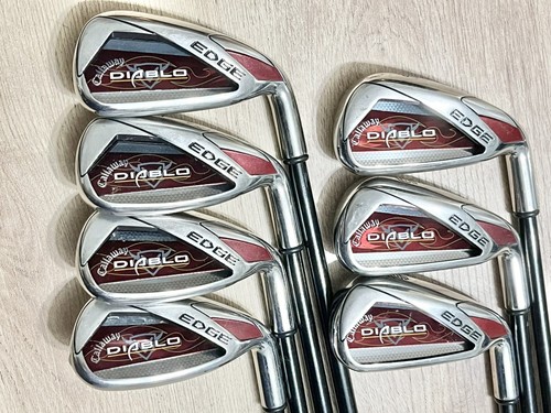 Callaway Diablo Edge 4-PW Iron Set 75G Regular Flex Graphite RH | eBay