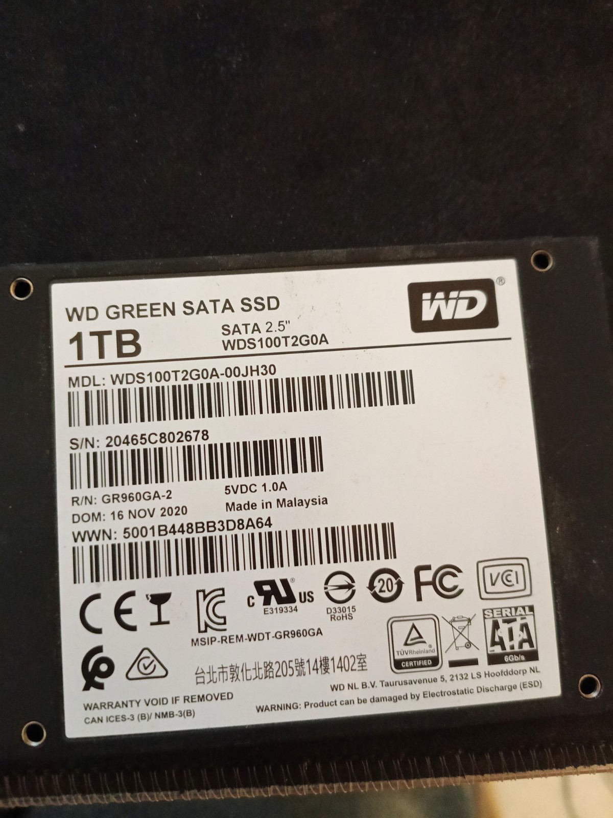 Western Digital Green 1TB SSD SATA 2.5” Internal SSD | eBay