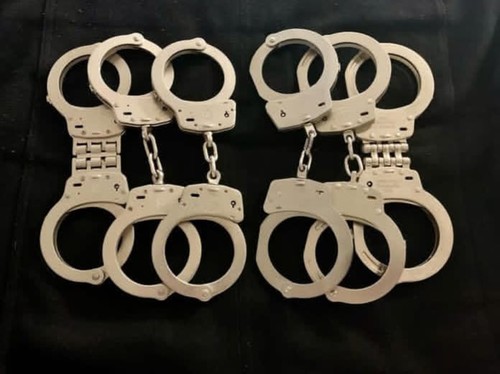 Lots of 6 pcs Cuff Handcuff Cast Working Lock With 2 Keys Antique | eBay