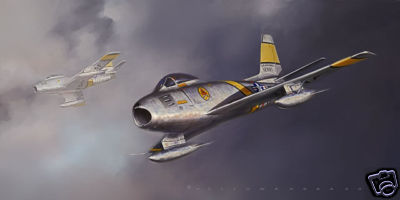 "Sabre" Jack Fellows F-86 Sabre Jet Giclee Print | eBay