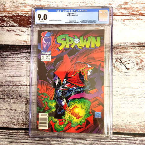 Spawn #1 Comic Book. CGC Grade 9.0. Marvel Comics 1992. Todd Mcfarlane (Creator) | eBay