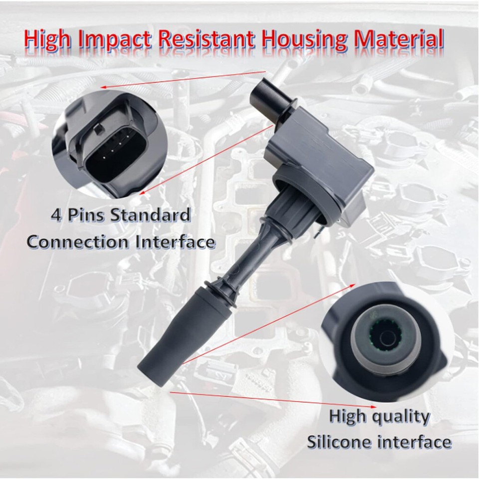 4pcs Ignition Coils + 4pcs Iridium Spark Plugs For Chevrolet Buick GMC ...