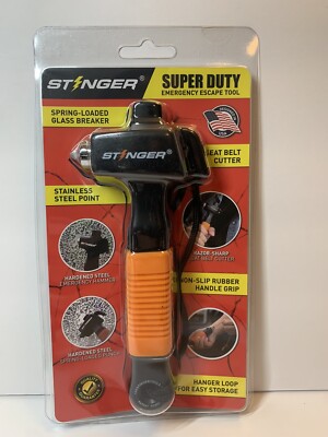 STINGER Super Duty Car Emergency Escape Tool, Glass Break, Seat Belt ...