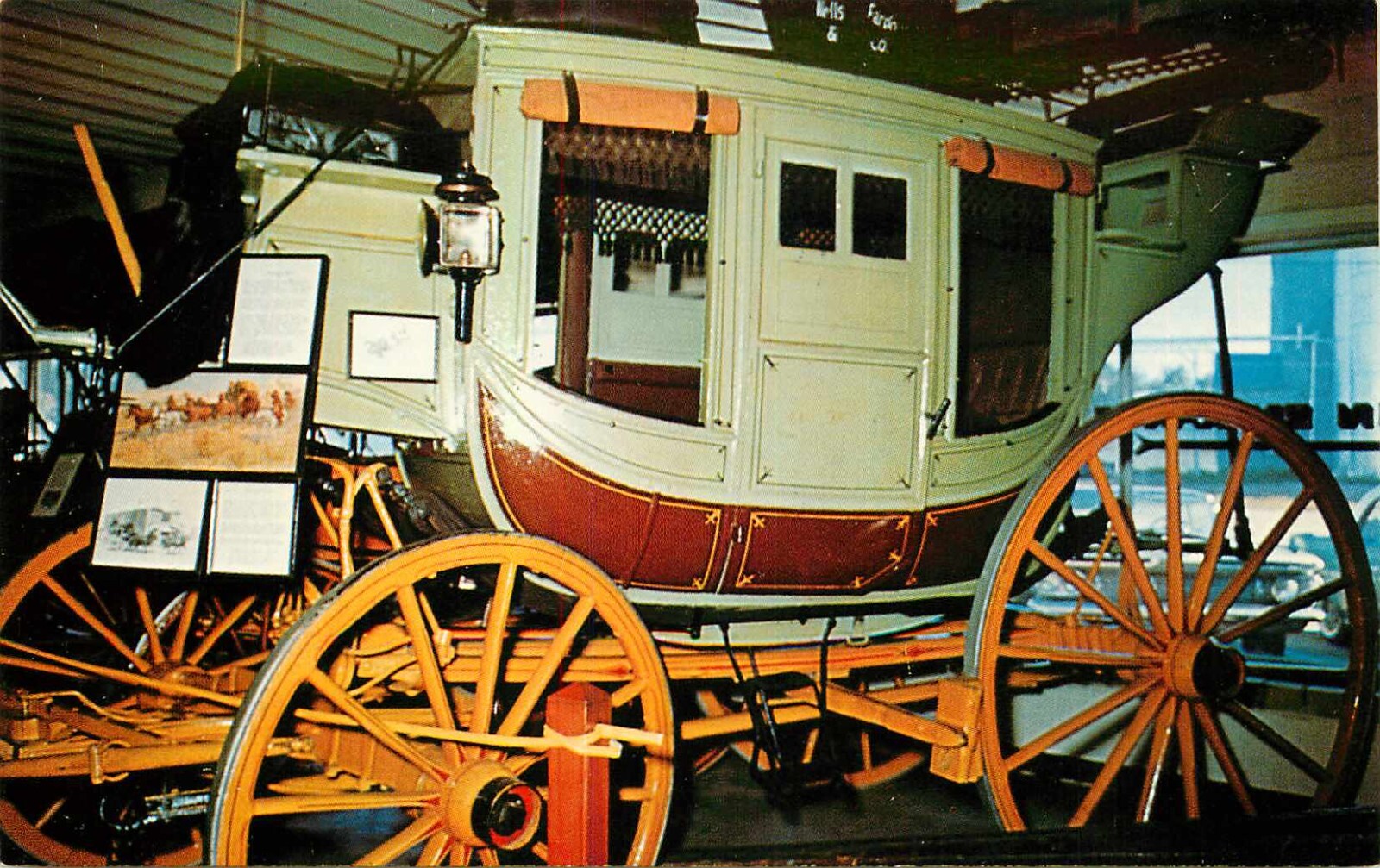 Postcard Nebraska 1850 Chicago-Detroit Stage Coach Exhibit Unposted | eBay