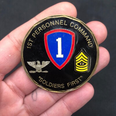 1st Personnel Command "Soldiers First" Military Challenge Coin for Excellence | eBay