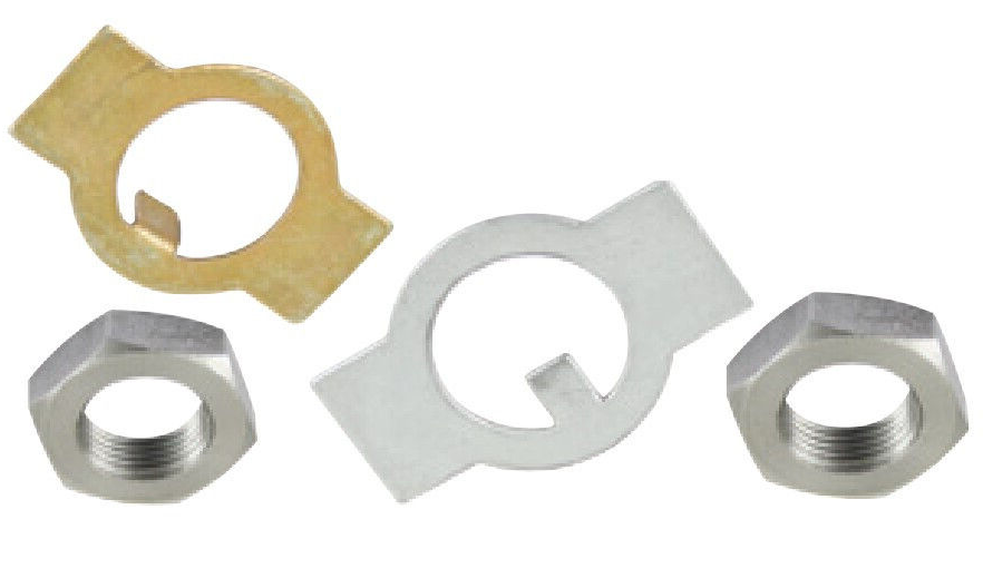 LINK & KIN PIN SPINDLE NUT KIT LEFT & RIGHT NUT + LOCK PLATES VW BUGGY ...