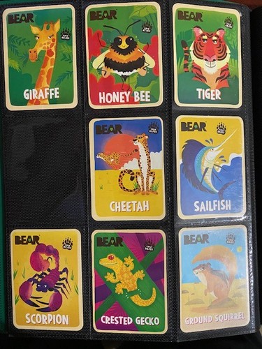 Bear Fruit Snack Animal Cards - Complete Your Set! | eBay