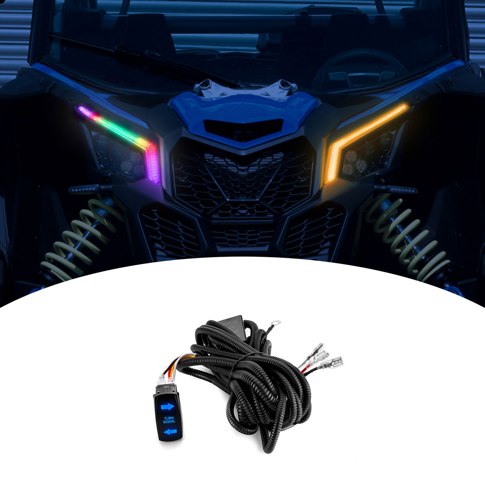 For Honda Pioneer/Talon Kawasaki Teryx/Mule Yamaha UTV Turn Signal ...