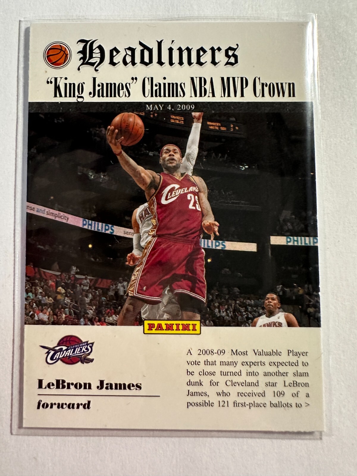 K80,580 - 2009-10 Panini Headliners #4 LeBron James | eBay