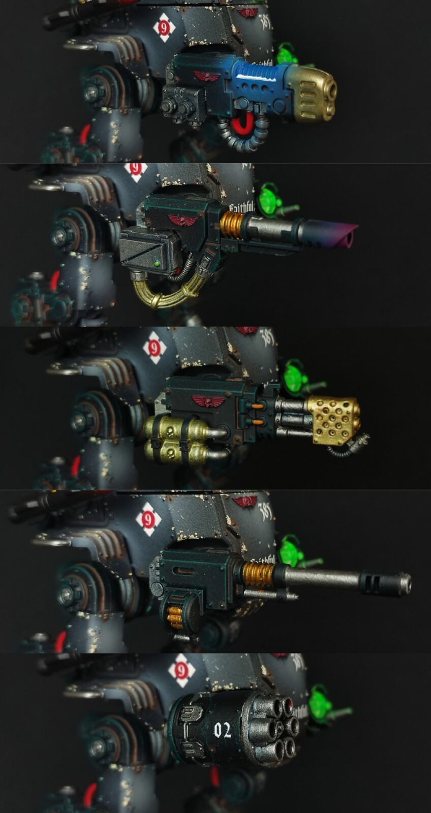 Warhammer 40k commission painted Militarum Krieg Armoured Sentinel ...