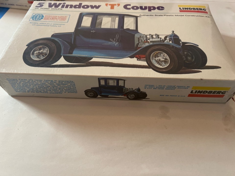 Lindberg 25 Ford Coupe 5 Window ‘T’ Coupe Car Model Kit sealed | eBay
