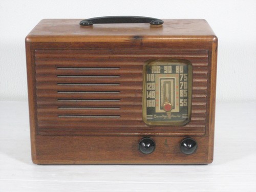 VINTAGE EMERSON RADIO MODEL 8CW-334-13 TUBE TYPE WOODEN | eBay