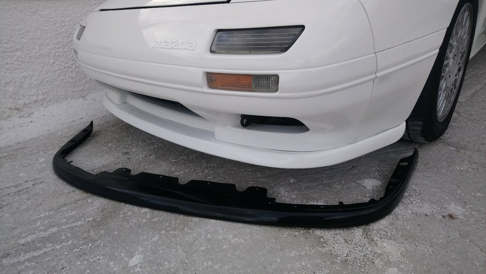 89-91 RX7 FC3S FRP FRONT LIP SPOILER TURBO S5 BUMPER MAZDA STYLE 1990 ...
