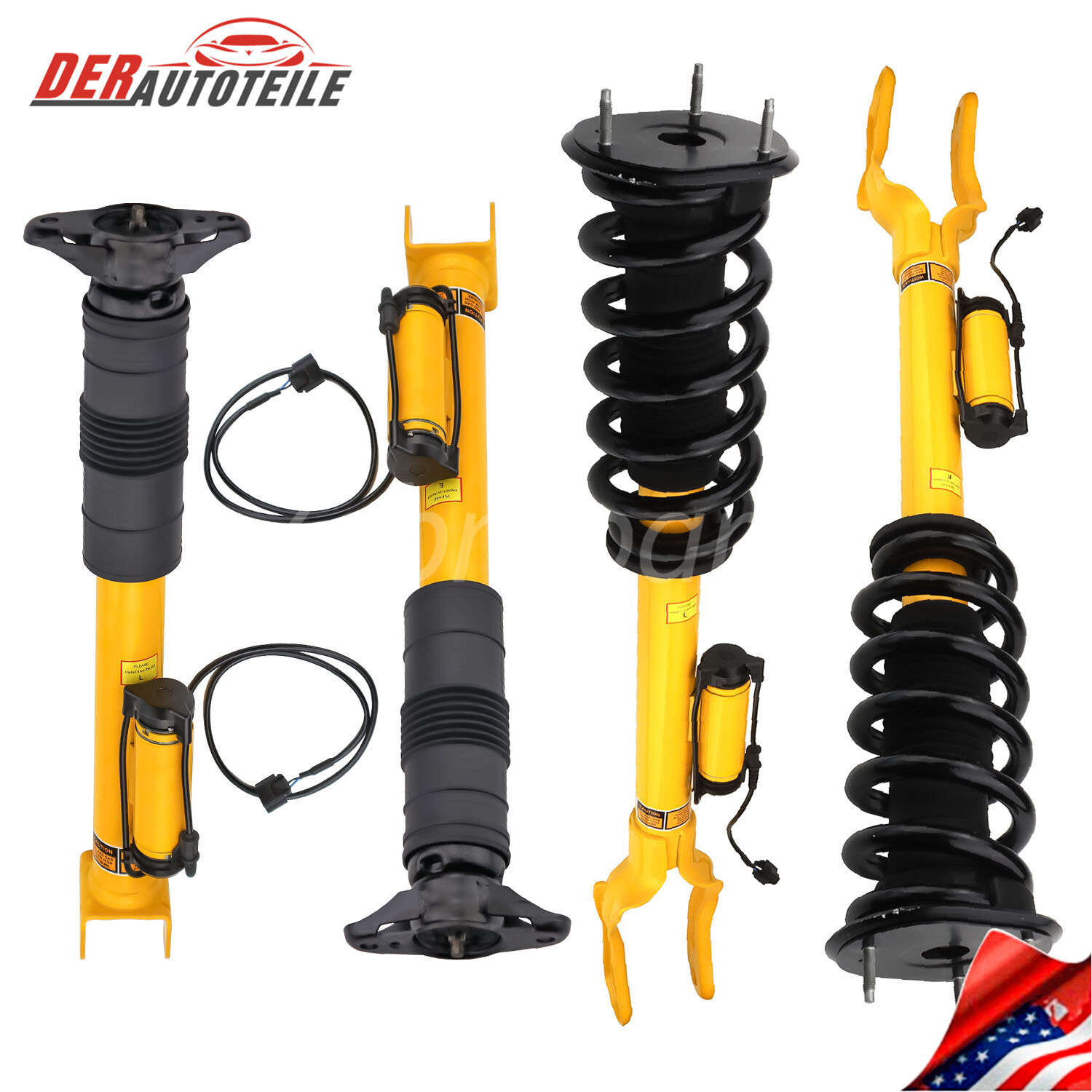 4Pcs Front Rear Spring Shock Struts Assys For Jeep Grand Cherokee SRT ...