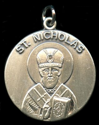 Saint Nicholas Religious Pendant Sterling Silver | eBay