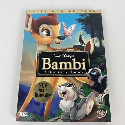 Bambi DVD 2005 2-Disc Set Special Edition/Platinum Edition Disney ...