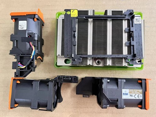 for Dell R640 cpu upgrade kit with 3 fans RG2X2 C6R9H YVK73 | eBay