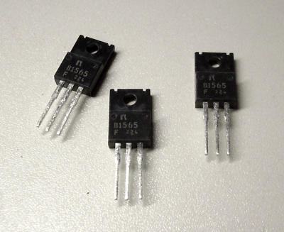 3 Stück 2SB1565 Rohm Power Transistor −60V, -3A PNP TO220FN (M1660) | eBay