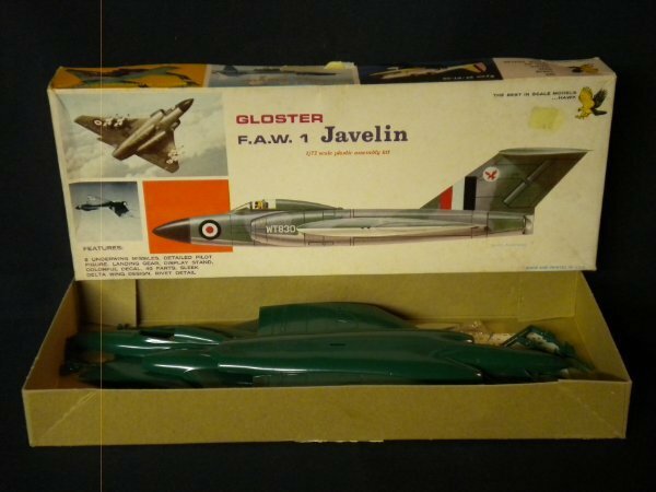HAWK Gloster FAW 1 Javelin Model Kit 1/72 Scale 1967 for sale online | eBay