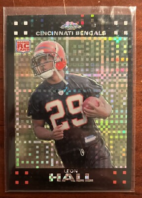 2007 Topps Chrome Set LEON HALL ROOKIE X-FRACTOR PARALLEL 248 ...