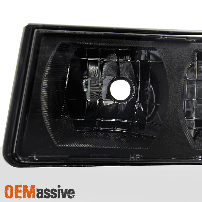 Fit 2002-2006 Chevy Avalanche *Body Cladding Model* Black Headlights ...