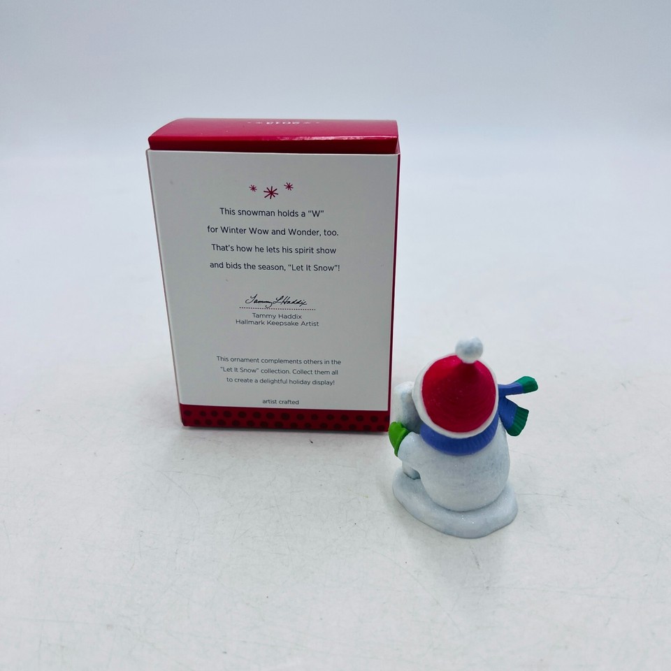 2013 Hallmark Keepsake Let It Snow "W" Is for Welcome, Wonder F6 | eBay