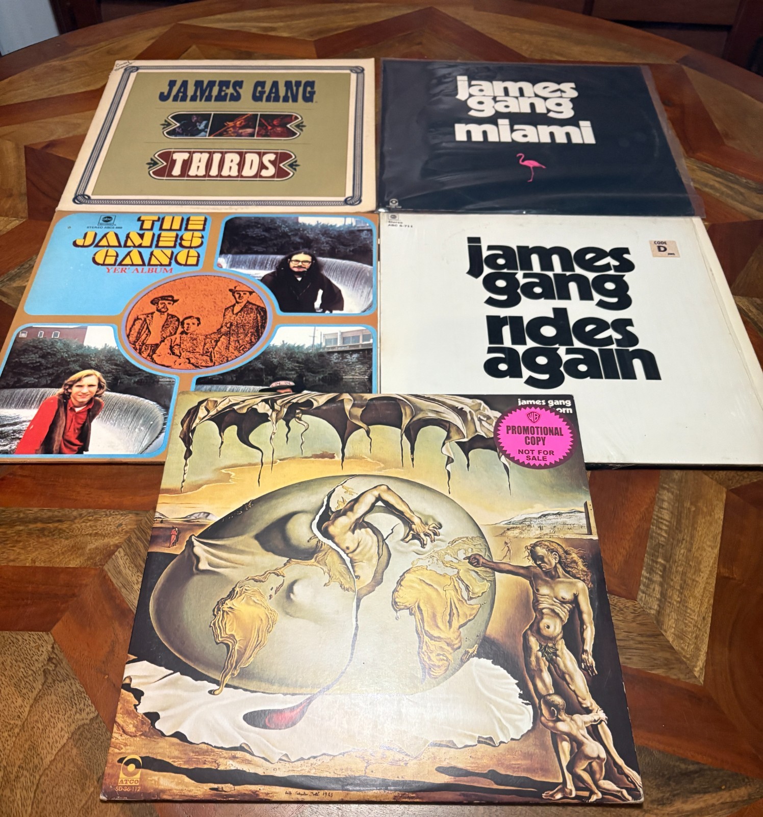 5 JAMES GANG LPS LOT ~ 60'S 70S HARD BLUES ROCK VG++ Yer Album / Rides ...