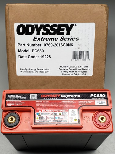 Odyssey PC680 Extreme Powersports AGM Battery | eBay