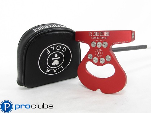 LAB GOLF DIRECTED FORCE 2.1 RED PUTTER 33" TPT SHAFT w/ HEADCOVER ...