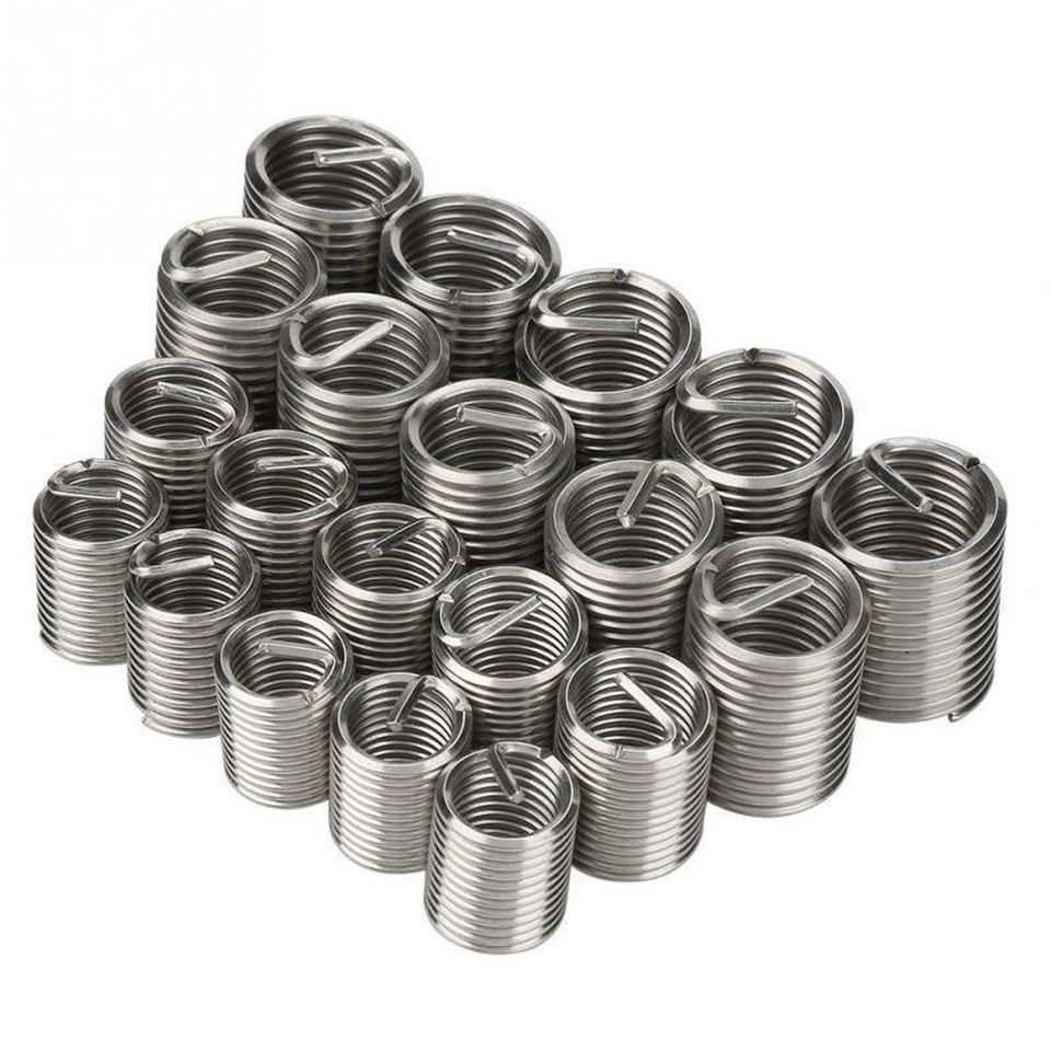20pc 304 Stainless Steel Coil Thread Inserts for M12 Thread Restoration ...