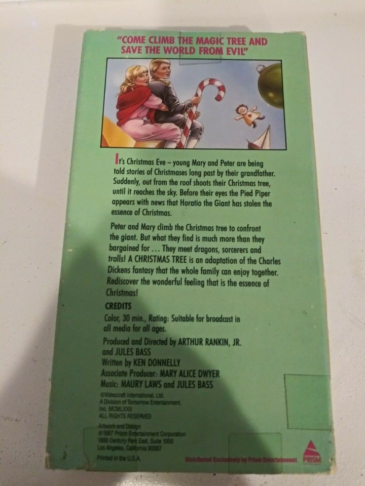 A Christmas Tree - (VHS,1987) Super Rare* | eBay
