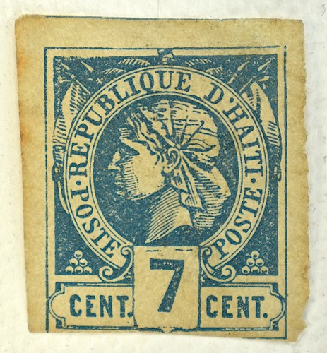 HATI REPUBLIC STAMP #3 LIBERY W/SCARF MH OG, 1881 | eBay