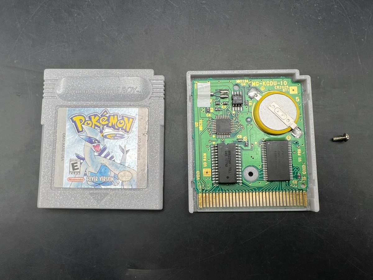 Silver Pokemon Game Japanese Pokemon Silver Version Nintendo Game Boy
