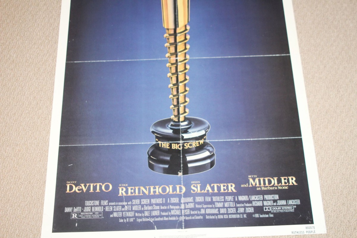 Ruthless People Poster Ruthless People 🎬 1986 Original Theater