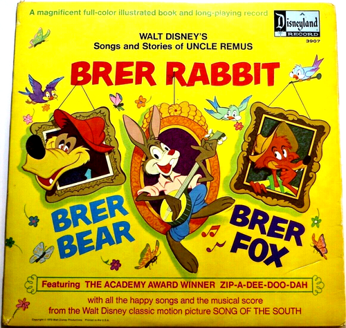 Songs & Stories Of UNCLE REMUS / James BASKETT * 1967 * DISNEYLAND 3907 ...