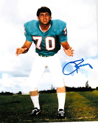 JIM RILEY MIAMI DOLPHINS ACTION SIGNED 8x10 | eBay