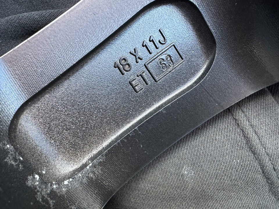 18" PORSCHE MODA 911 993 964 CUP BLACK FACTORY STOCK 5X130 WHEELS RIMS ...