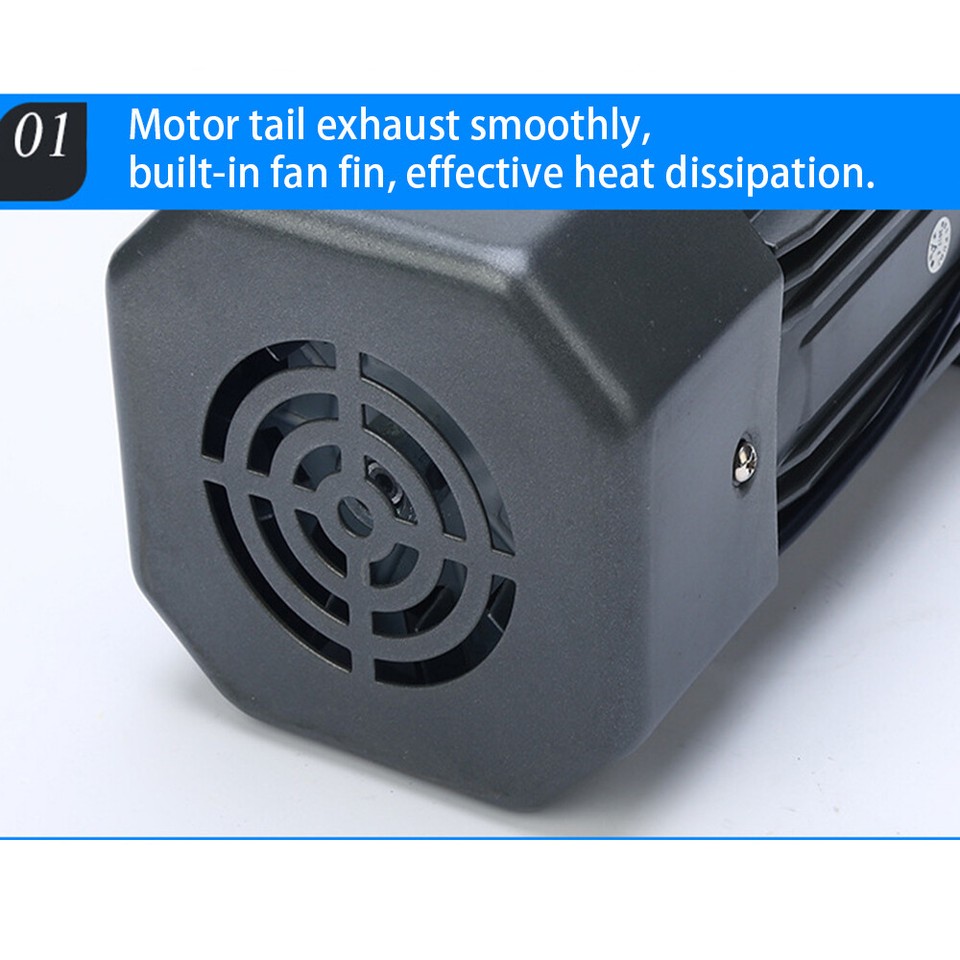 Motor Low Speed Mini Gearbox Electric Motor High Torque 110v Geared ...