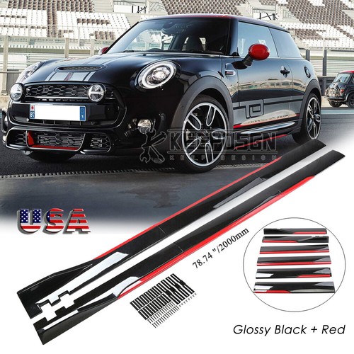 RD Side Skirts Splitter Extension Rocker Panel for Mini Cooper r53 r56 ...