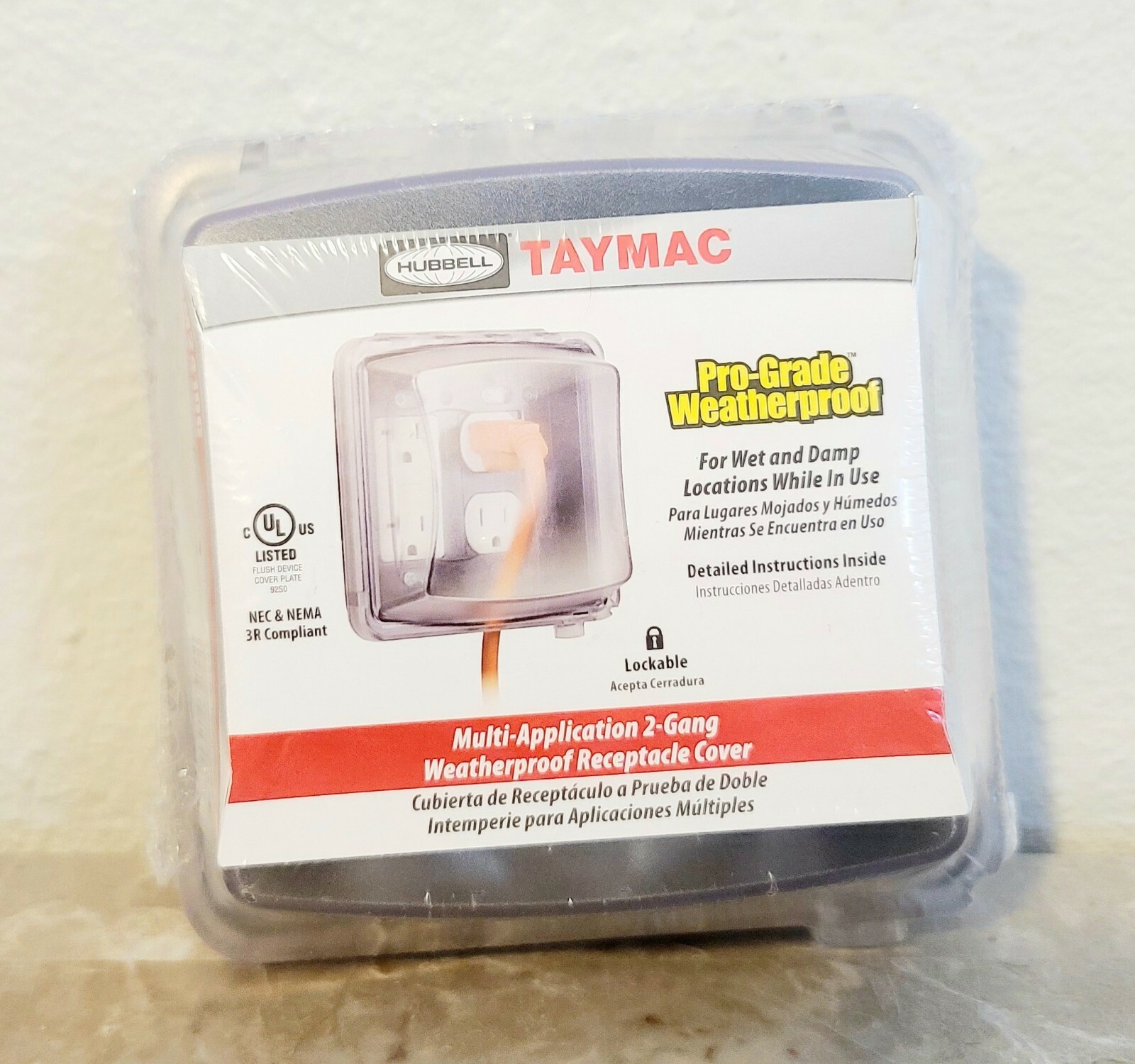 (4) Raco MM2410C TayMac Clear 2 Gang In Use 55In1 Standard Electric ...