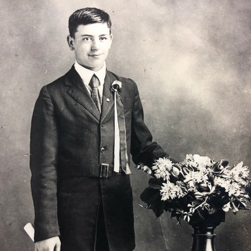 VTG RPPC Postcard Holy Communion Graduation Chicago IL Nielsen Suit ...