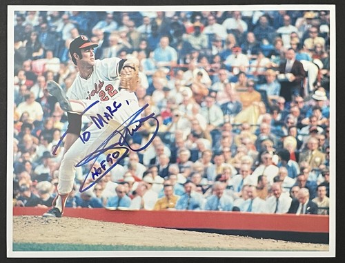 MLB Baltimore Orioles Jim Palmer Hand Signed Personalized Photo Hall of ...