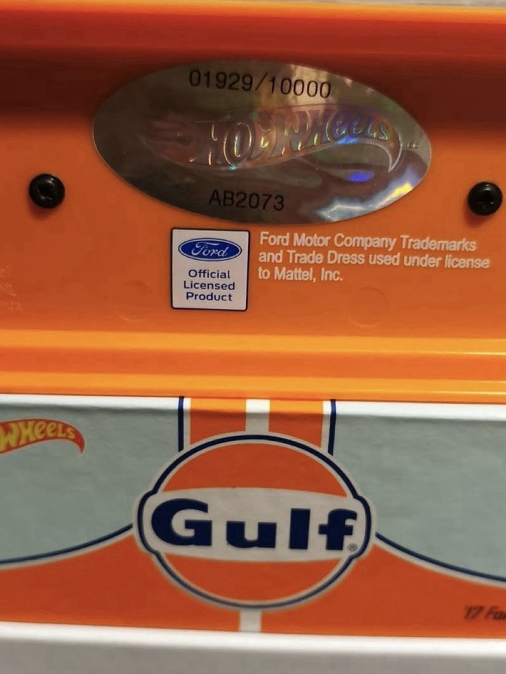 Hot Wheels RLC 2019 Gulf ‘17 Ford Raptor Redline Club - #1929/10000 | eBay