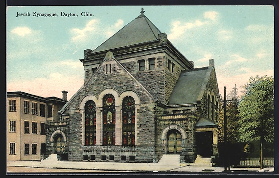 Dayton, OH, Jewish Synagogue, Ansichtskarte | eBay