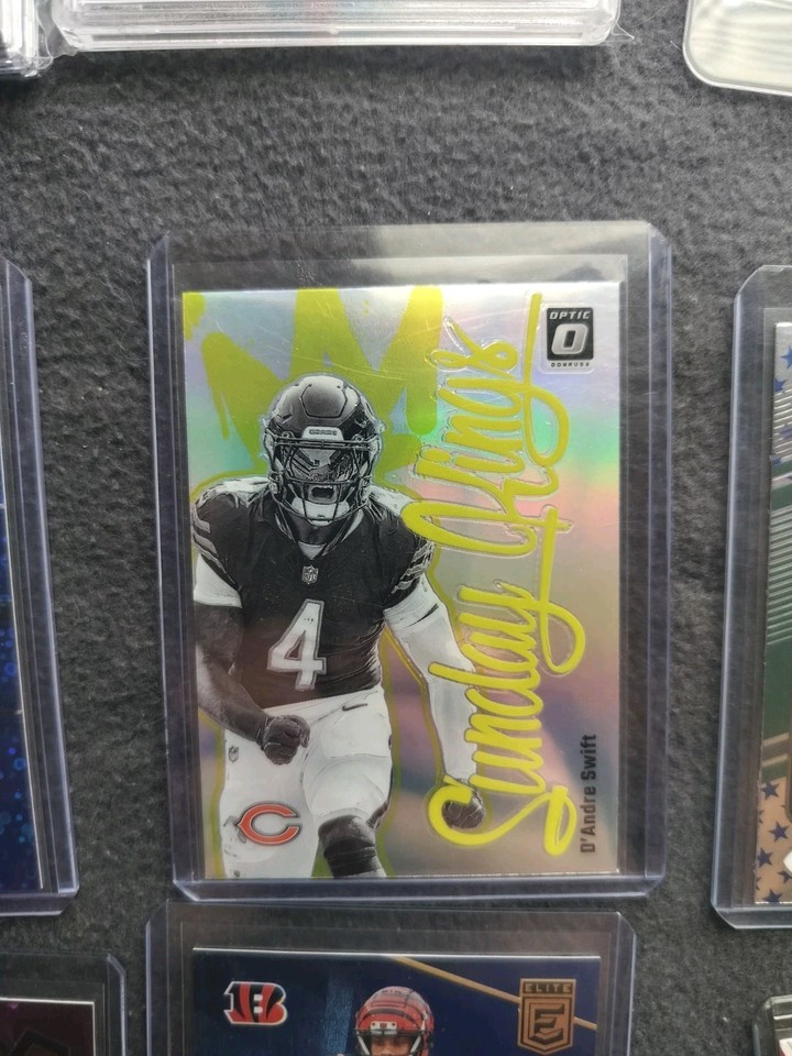 Football Card Lot Of 17 Panini Case Hit Slabs Autos Numbered Burrow ...