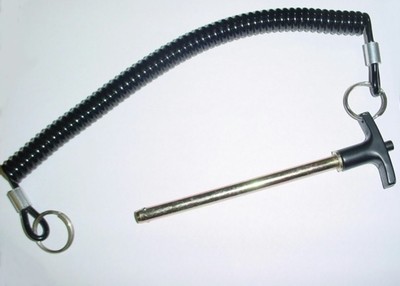 1 ea - 3/8" Dia x 5-1/2" L Weight Stack Pin Selector Key- Push Button ...