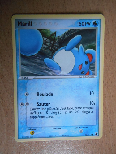 Carte Pokémon Marill 50 PV 76/113 (EX Espèces Delta) | eBay